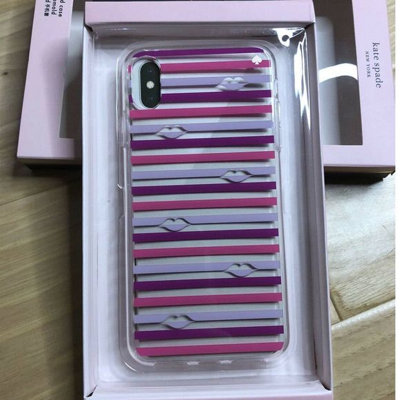 kate spade | Accessories | Kate Spade New York Lips With Stripe Iphone ...